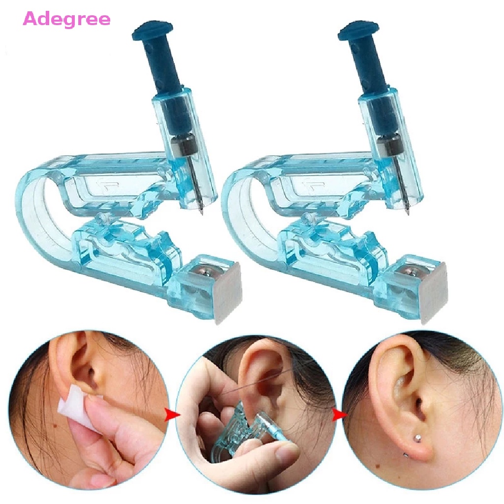 Adegree Disposable Safe Sterile Nose Ear Kit Tattoo s Gun Ear | Shopee ...