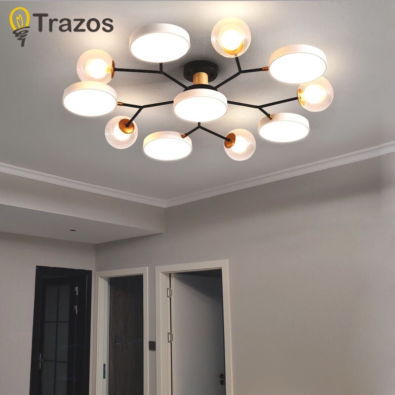 TRAZOS Modern Ceiling Lights For Living Room Decor Bedroom Nursery ...
