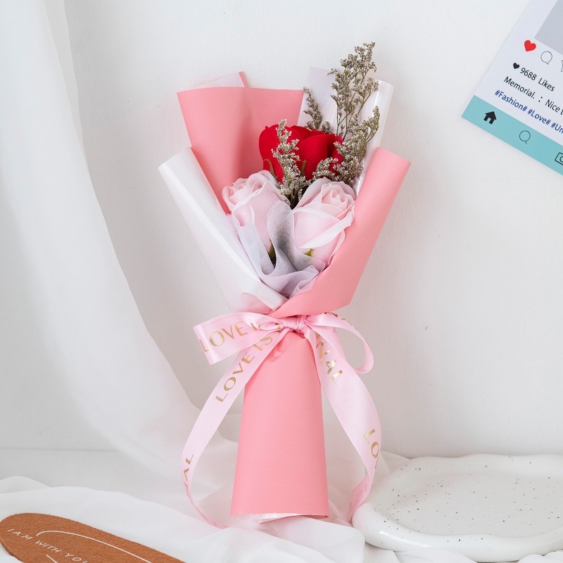 FY Soap Flower Sunflower Bouquet Bunga Matahari Convo Graduation ...