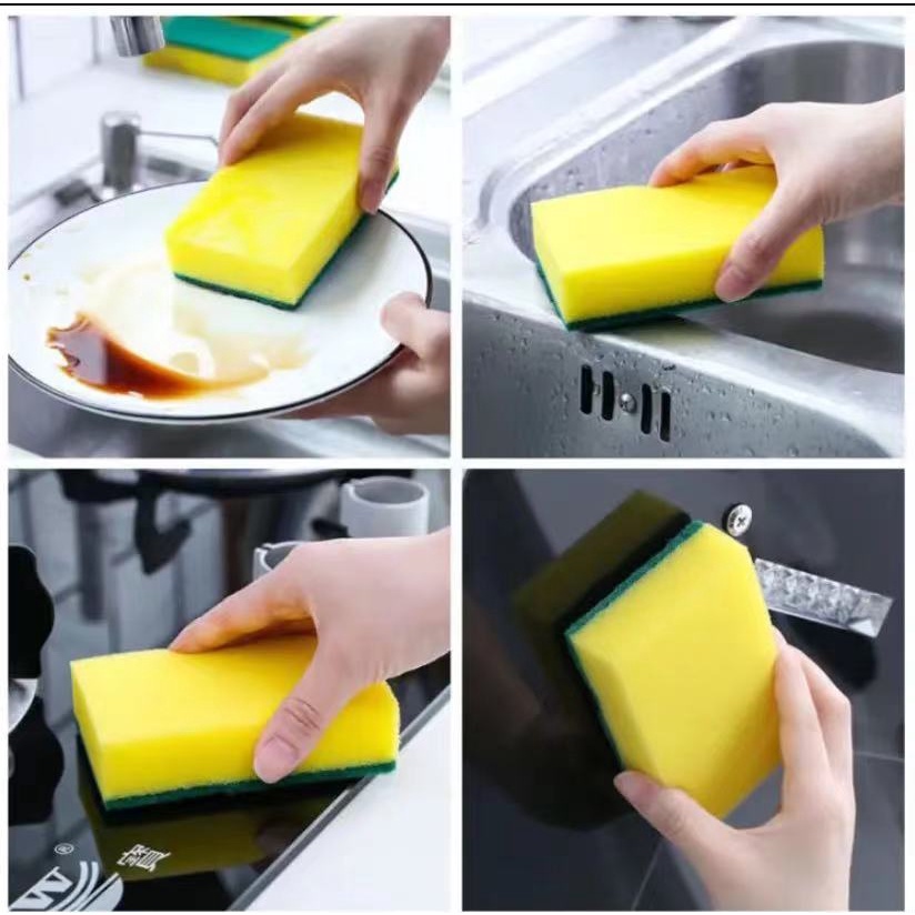 DISH WASHING SPONGE SCOURING PAD KITCHEN CLEANING SPONGE SPAN BASUH ...