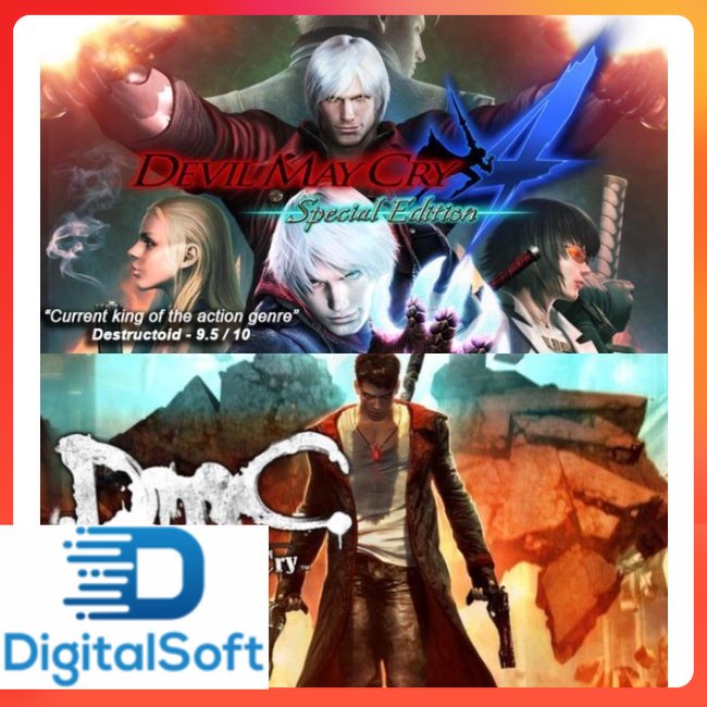 [Pendrive3.1 32B] Devil May Cry 4 Special Edition + DmC: Devil May Cry [PC Game] | Shopee Malaysia