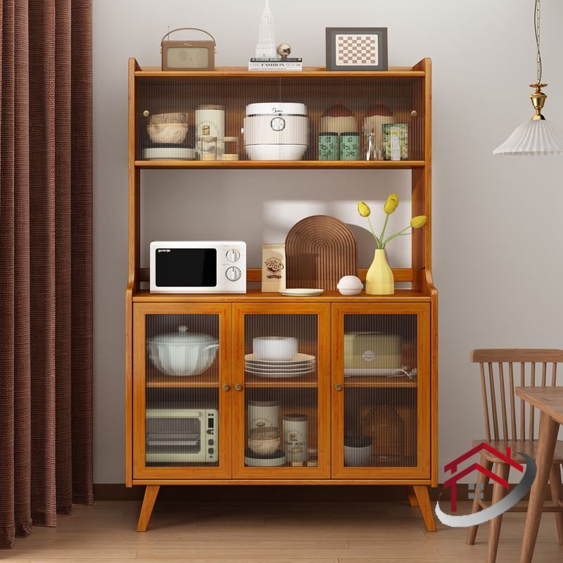 Multi-Functional Cabinet Kitchen Sideboard Home Locker Storage Cupboard ...