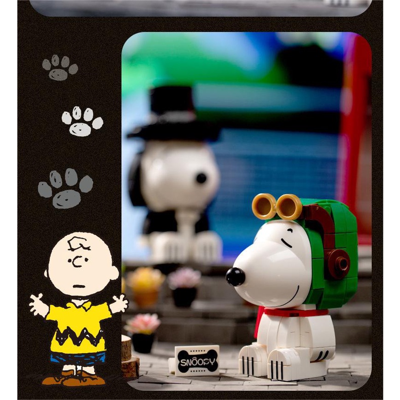 Peanuts Snoopy building block brick toy | Shopee Malaysia