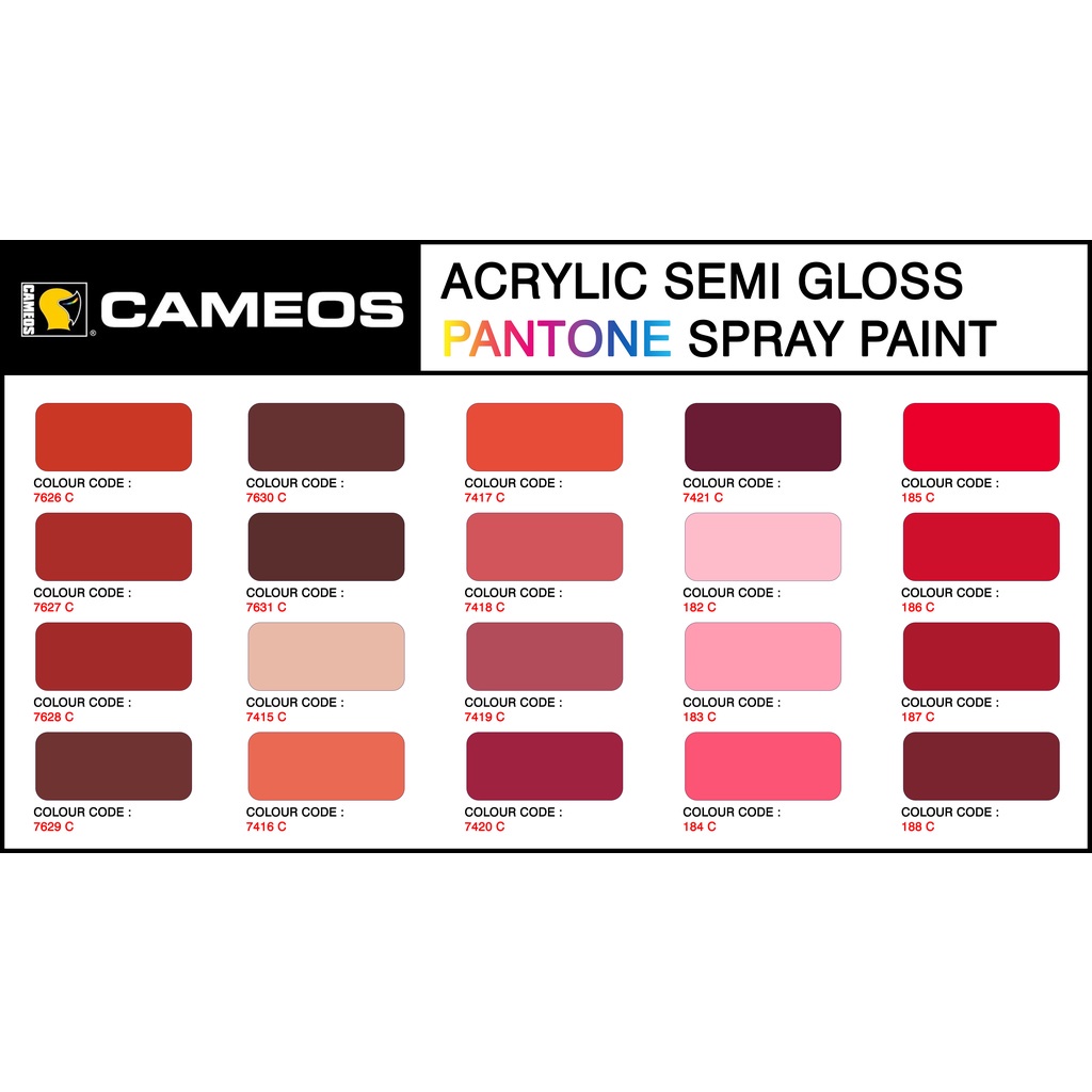 PANTONE Color P13 - Aerosol Spray Paint - CAMEOS 400ML/Bottle | Shopee ...