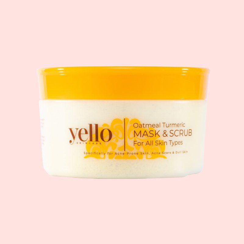 YELLO Oatmeal Turmeric Mask / Scrub (OTMS) | Shopee Malaysia