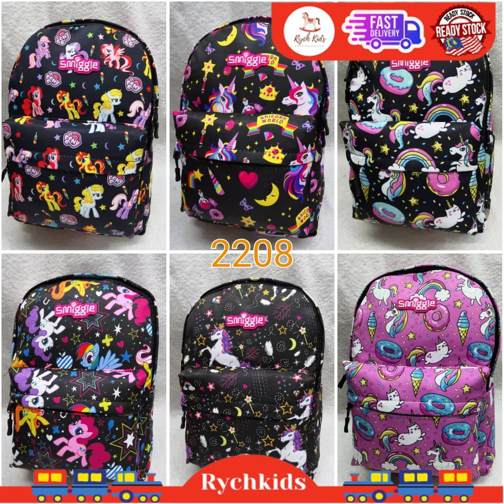 Smiggle School backpack school Sekolah Kids Beg for kids Spiderman ...