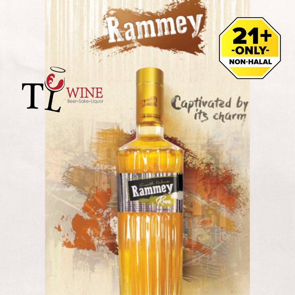 Rammey Rum Smooth Deluxe - 700ml (Alc:40%) 100% ORIGINAL - Duty paid ...