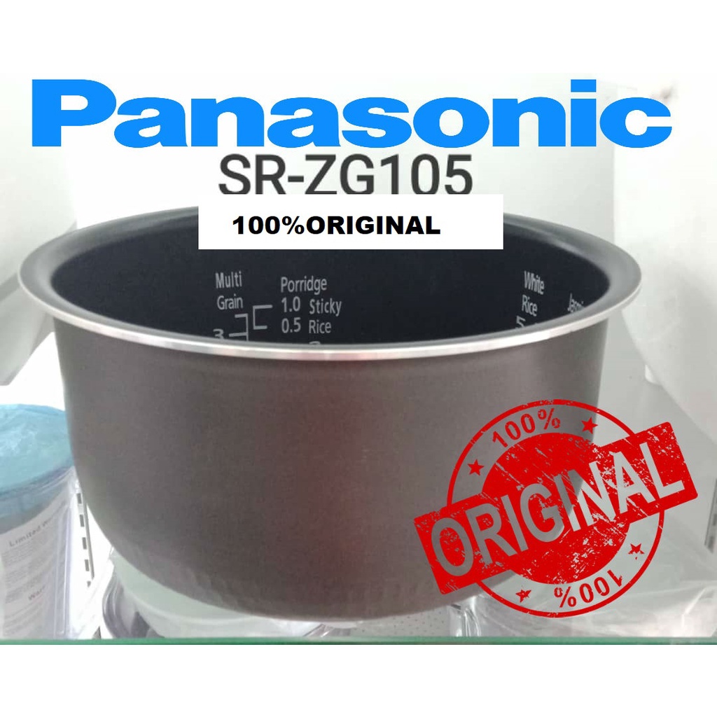 PANASONIC 1.0L RICE COOKER INNER PAN SR-ZG105(WITH BOX WRAPPING ...