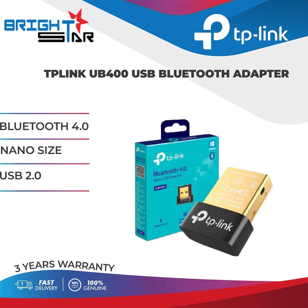 TP-Link UB400 Bluetooth 4.0 Nano USB Adapter | Shopee Malaysia
