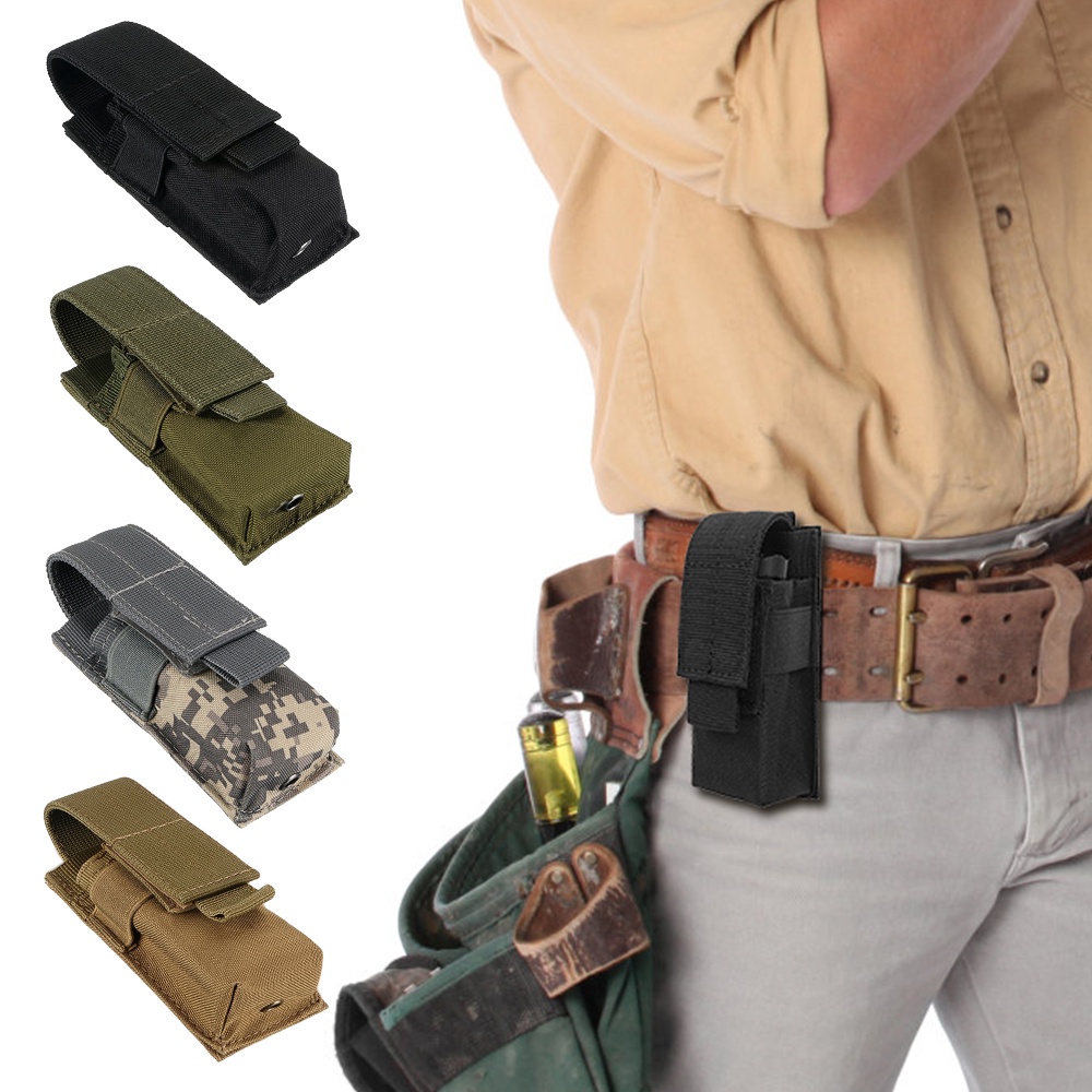 LUC 1000D Flashlight Holder Bag Molle Accessory Bag Radio Magazine Bag ...
