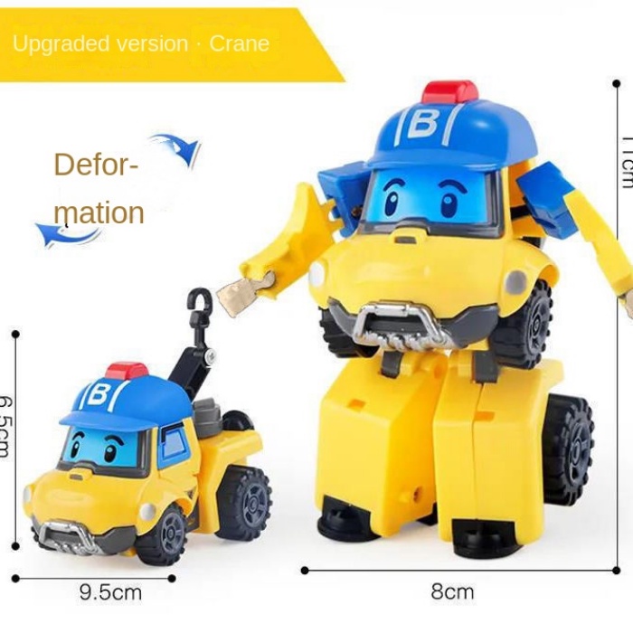 Deformation Robo car Toys Set Poli Robot Toys For Kids Transformer ...