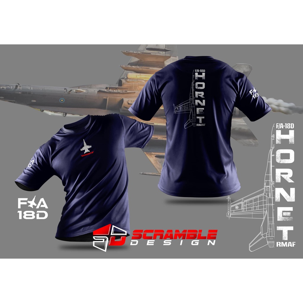 HORNET RMAF Sublimation Tshirt / Baju Microfiber Jersi / Jersey ...