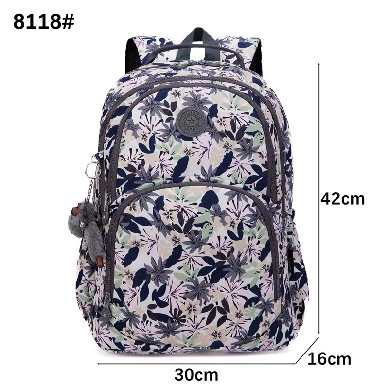 new printed multi-compartment backpack(30x16x42cm ) | Shopee Malaysia