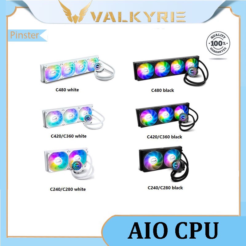VALKYRIE AIO CPU water cooler C480/C360/C240/C420/C280 for LGA1700/20xx ...