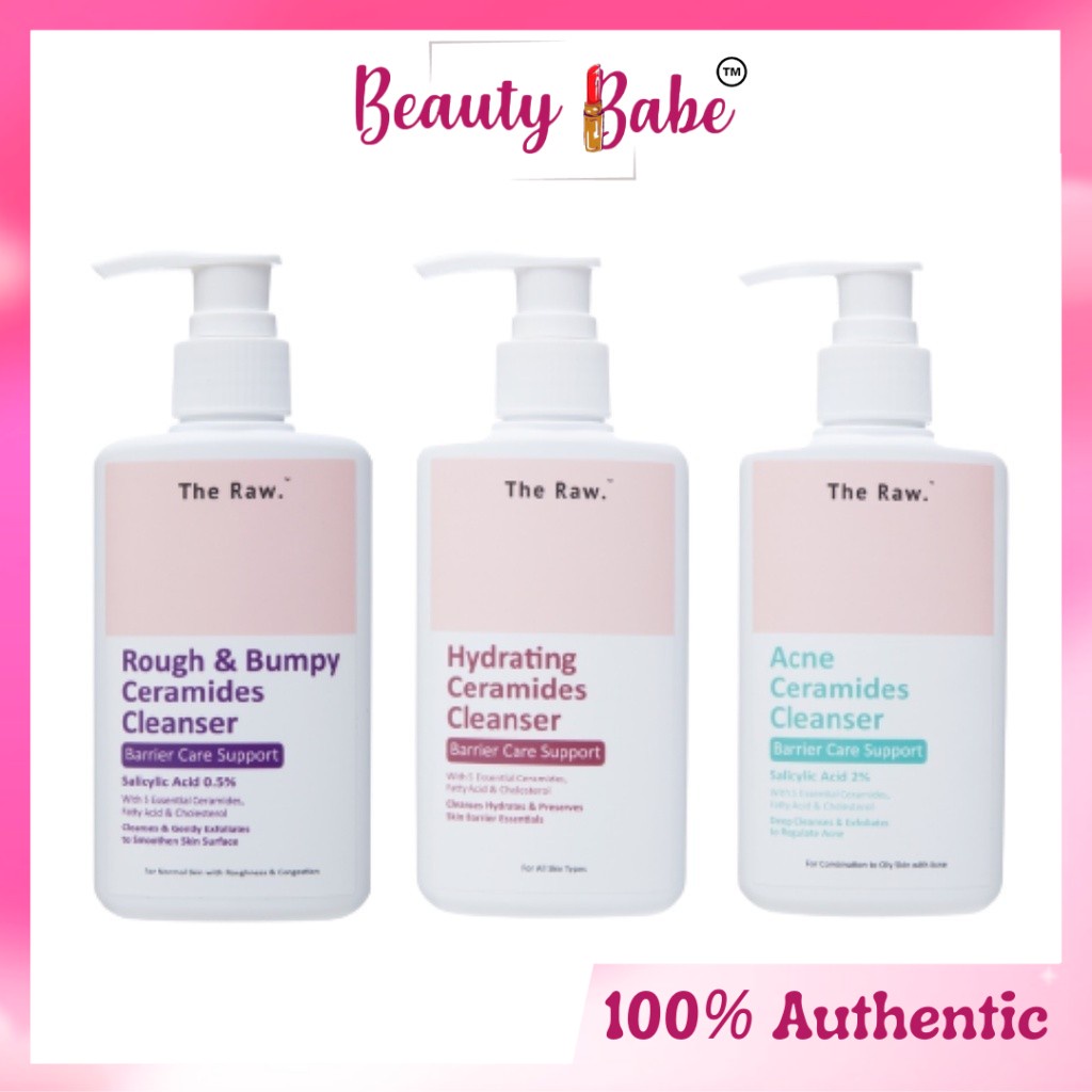 The Raw. Cleanser Series - Rough & Bumpy Ceramides / Acne Ceramides / Hydrating Ceramides 80g ...