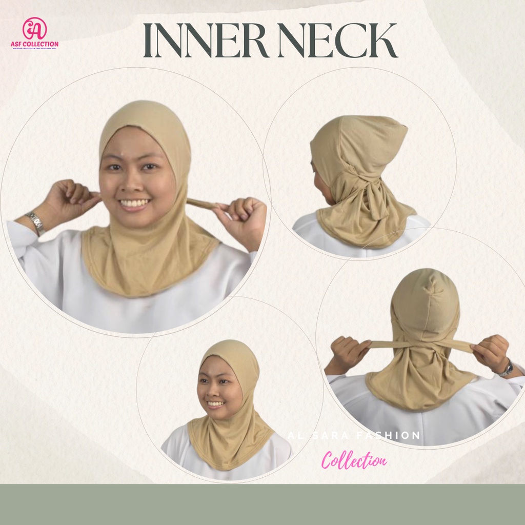 INNER NECK NINJA/ INNER TUDUNG/ INNER NECKTIE/ INNER TUDUNG COTTON ...