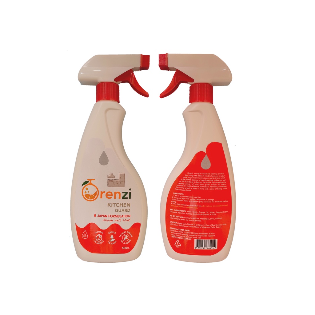 ORENZI Kitchen Guard Cleaner 500ml / Pencuci Kesan Minyak Dapur 500ml ...