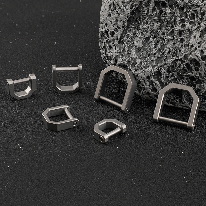 CNEDC Titanium Alloy Horseshoe Buckle Connected Multi-functional Mini ...