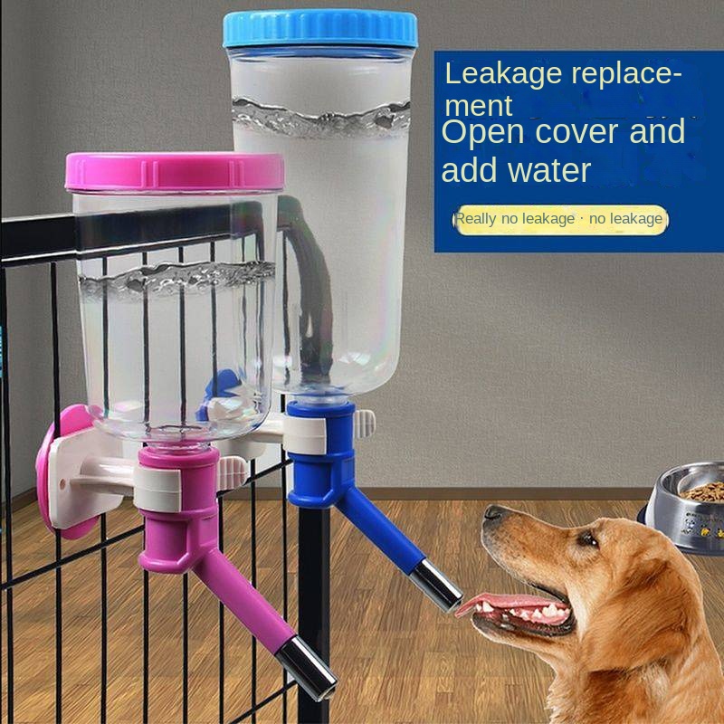 Dog Drinking Water Apparatus Hanging Drinking Water Bottle Corgi ...