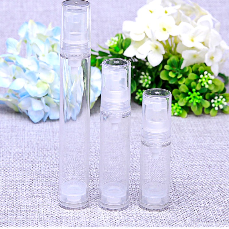 5/10/15ml Portable Empty Airless Pump Plastic Bottles Vacuum Pressure ...