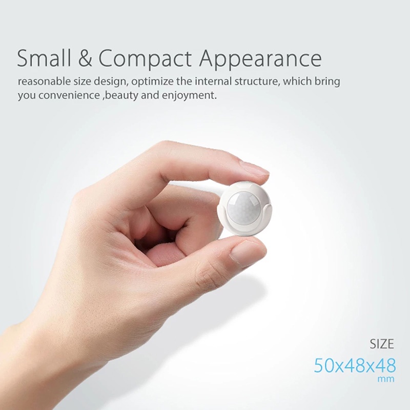 TUYA Smart Wifi PIR Motion Sensor Built-in battery Alarm Passive ...