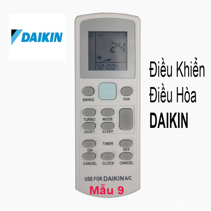 Daikin Air Conditioner Remote Control ftv Series and ftn Blue Button ...