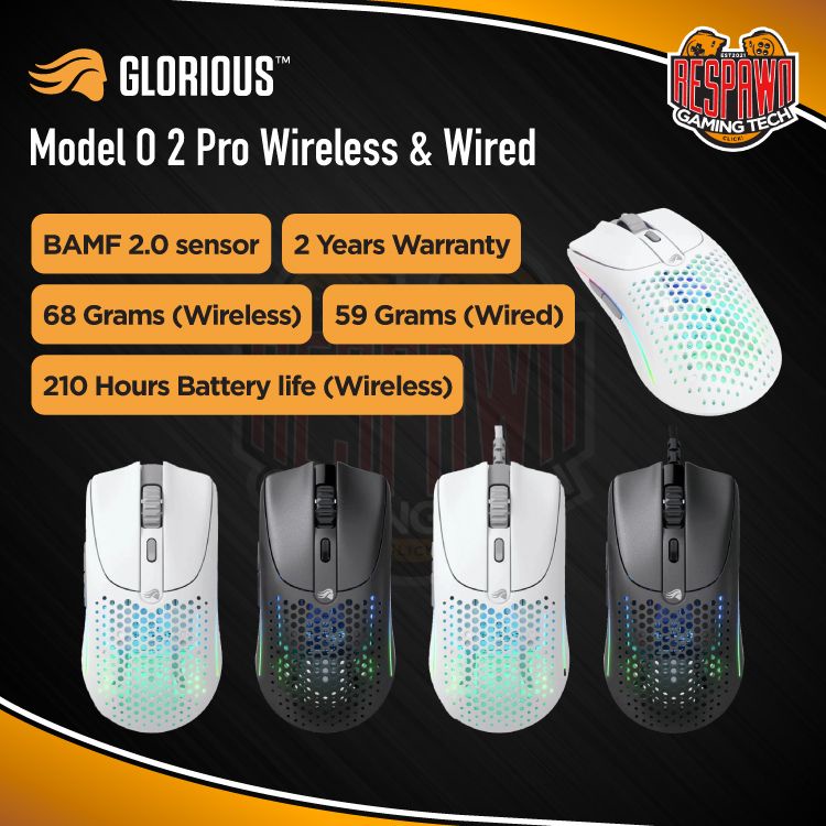 Glorious Model O / O2 / O2 PRO Series Ultralight Gaming Mouse | Shopee ...