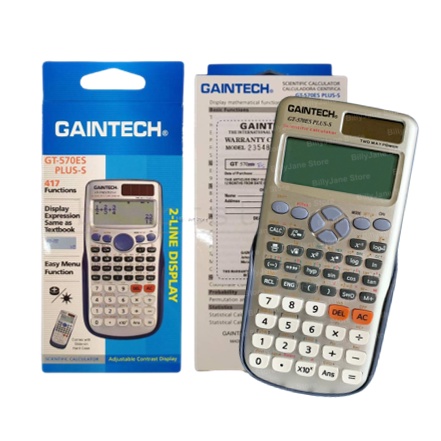 Gaintech GT-570ES PLUS-S (Scientific Calculator) | Shopee Malaysia