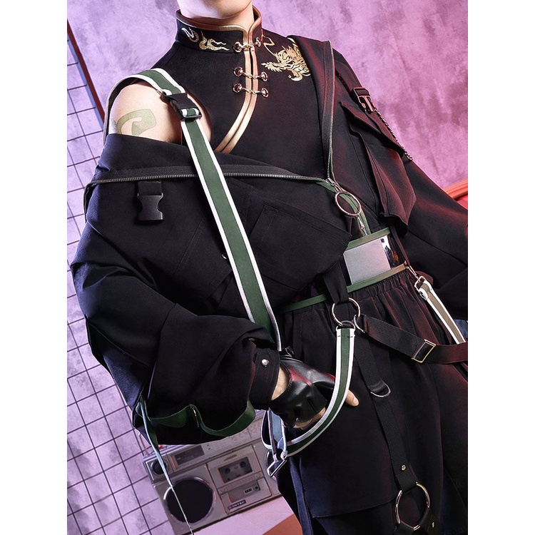 Genshin Impact xiao cosplay Costume cos Clothing Demon Conqueror Great ...