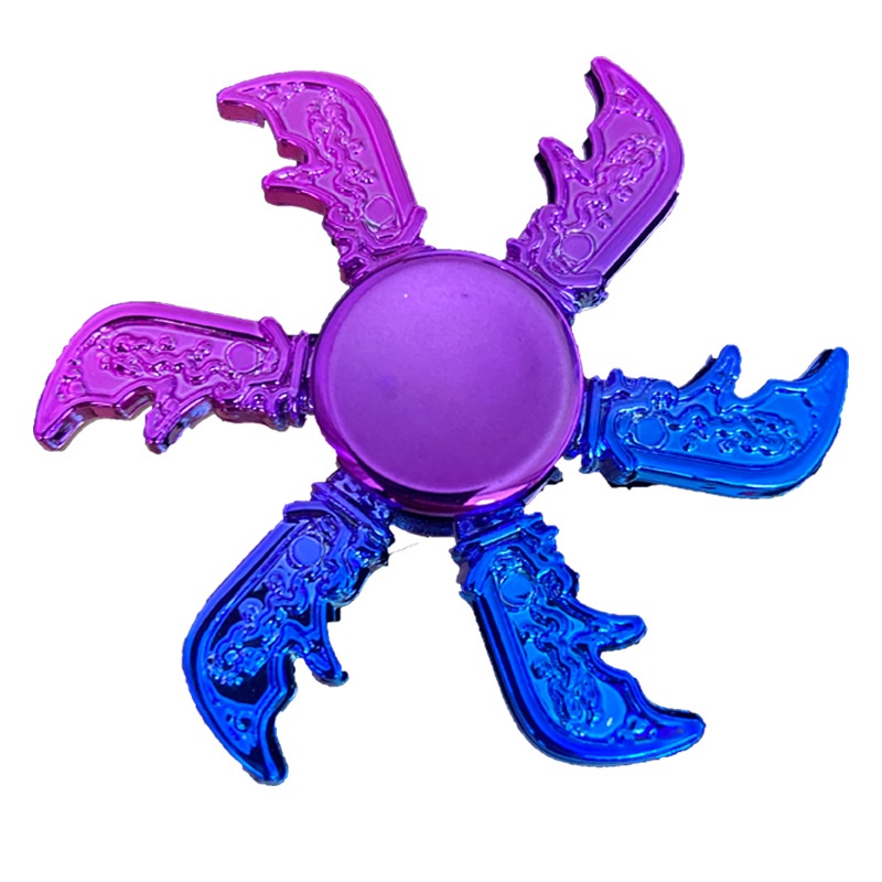 Fingertip Fidget Toys Gyroscope Colorful Fidget Spinner Zinc Alloy ...