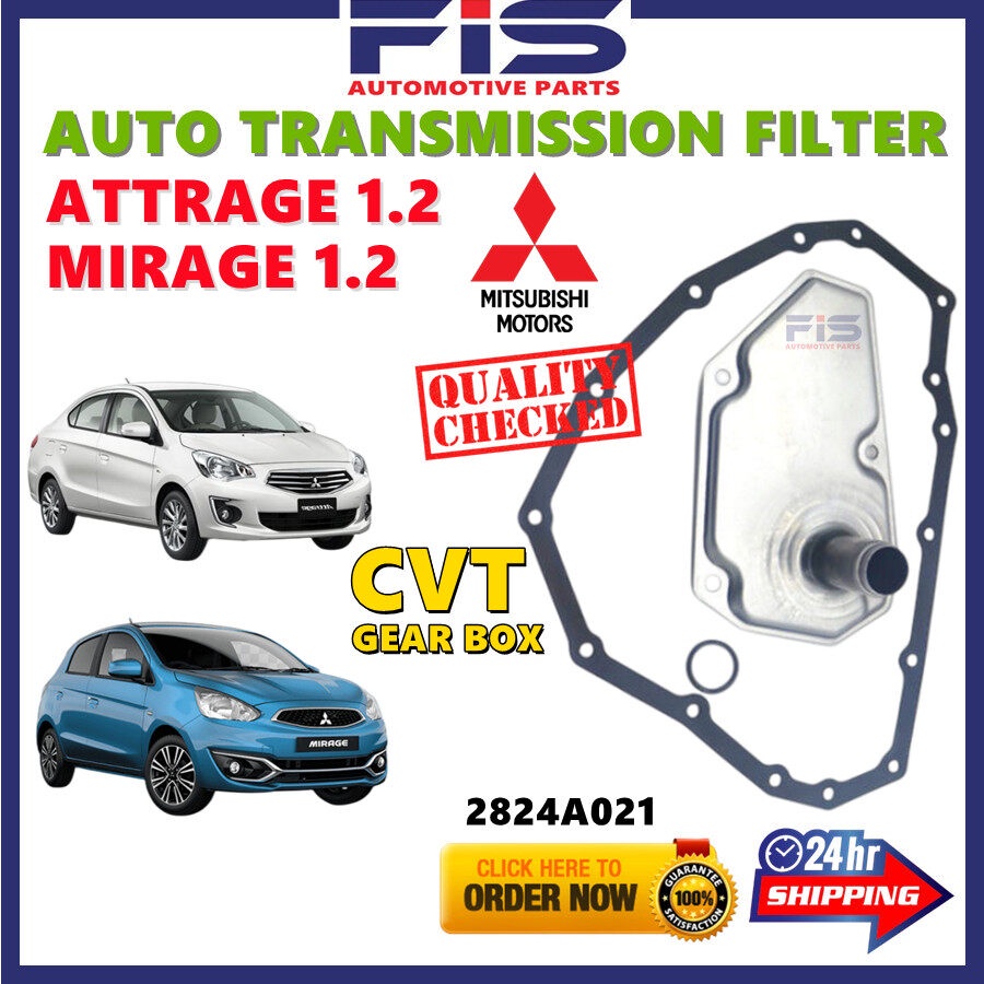 FIS Auto Gearbox Filter Mitsubishi Mirage Attrage 1.2 CVT 2824A021 ...
