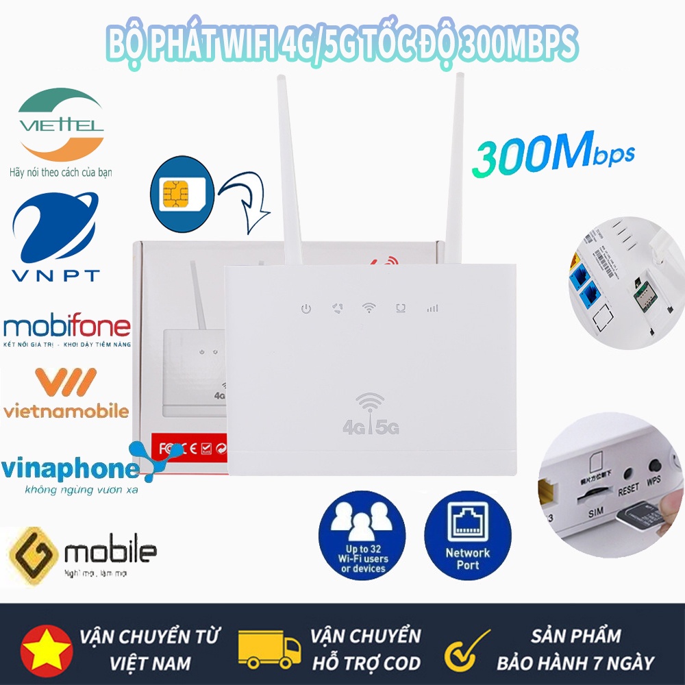 4g/5g Wifi Transmitter New Version LTE CP108 300MBPS, 3 Lan Ports ...