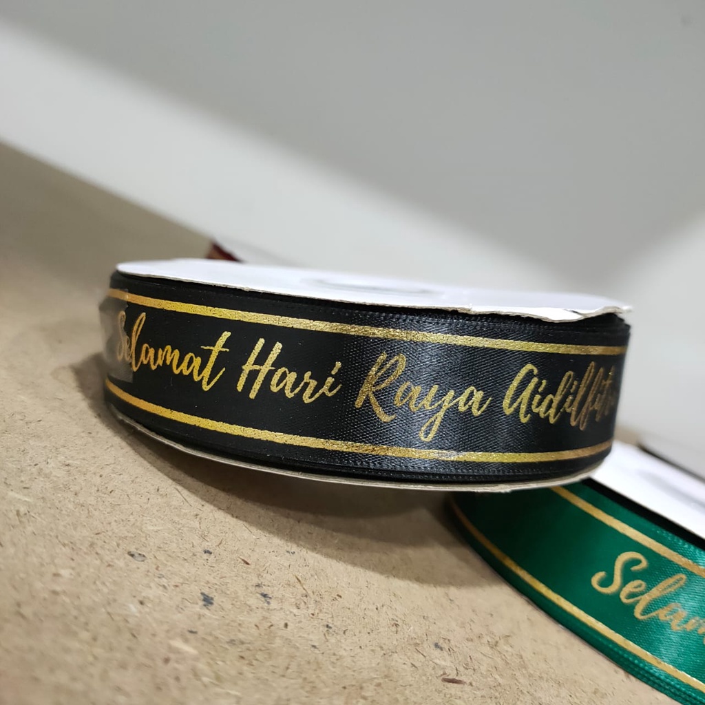 [READY STOCK] Selamat Hari Raya Aidilfitri Ribbon, Hari Raya Riben for ...