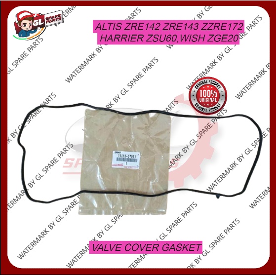 VALVE COVER GASKET (100% ORIGINAL) TOYOTA ALTIS ZRE142 ZRE143 ZRE172 ...