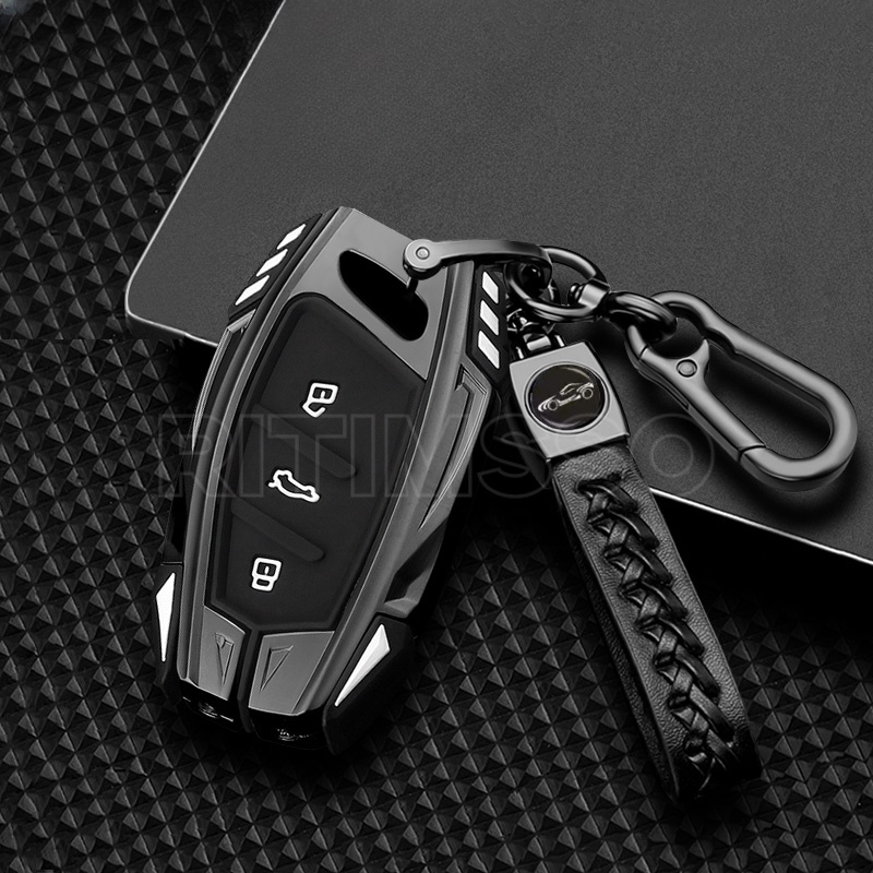 Zinc Alloy Car Remote Key Case Cover Shell For MG ZS EV MG6 EZS HS EHS ...