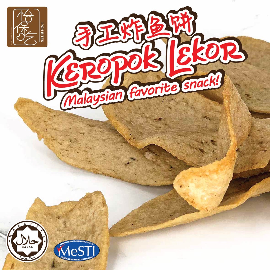🔥Recommended👍👍Homemade Keropok Lekor Nipis / Kerepek Ikan 手工炸鱼饼 420g ...