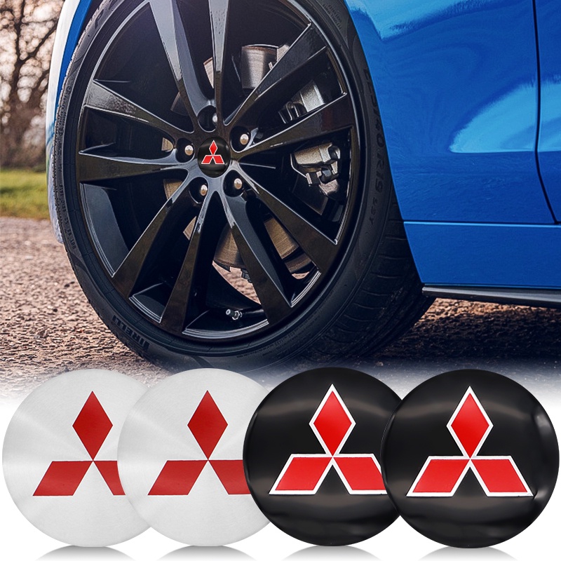 4pcs 56mm Wheel Center Cap Stickers Car Rims Hubcaps Cover Emblem Badge ...