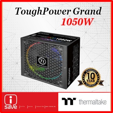 THERMALTAKE TOUGHPOWER GRAND 1050W / 80 PLUS PLATINUM / FULL MODULAR POWER SUPPLY PSU | Shopee ...