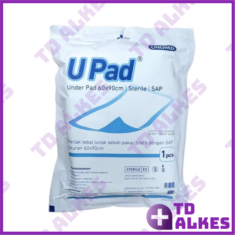 Underpad Upad 60x90cm Sterile Perlak Under Pad Diapers Sterile fill10 ...