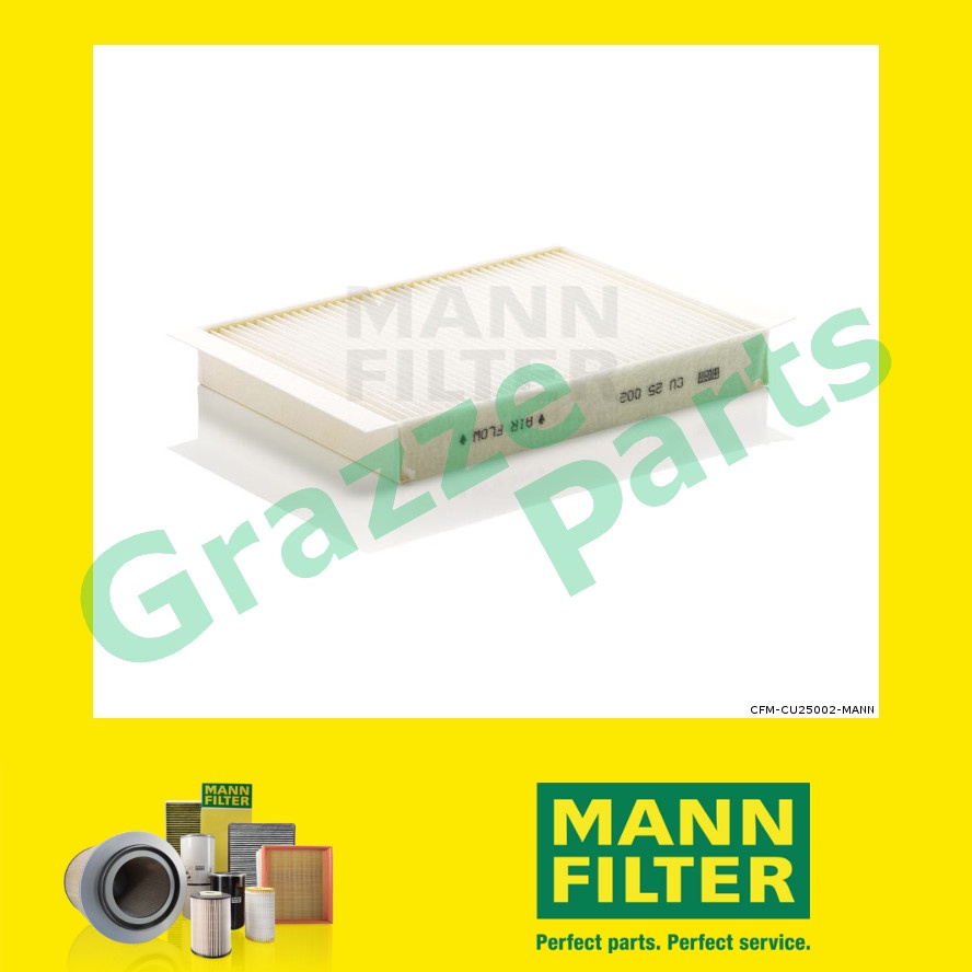 Mann Cabin Air Aircon Filter Inlet CU25002 CU 25 002 Mercedes Benz C ...