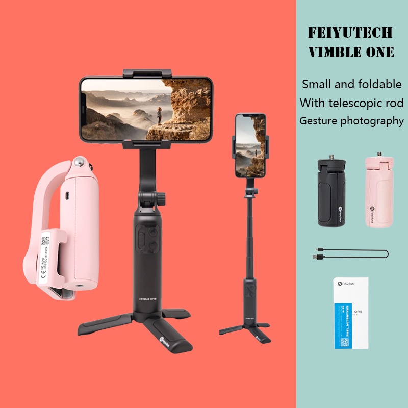 FEIYUTECH Vimble One, compact foldable and retractable Gimbal single axis anti shake phone ...