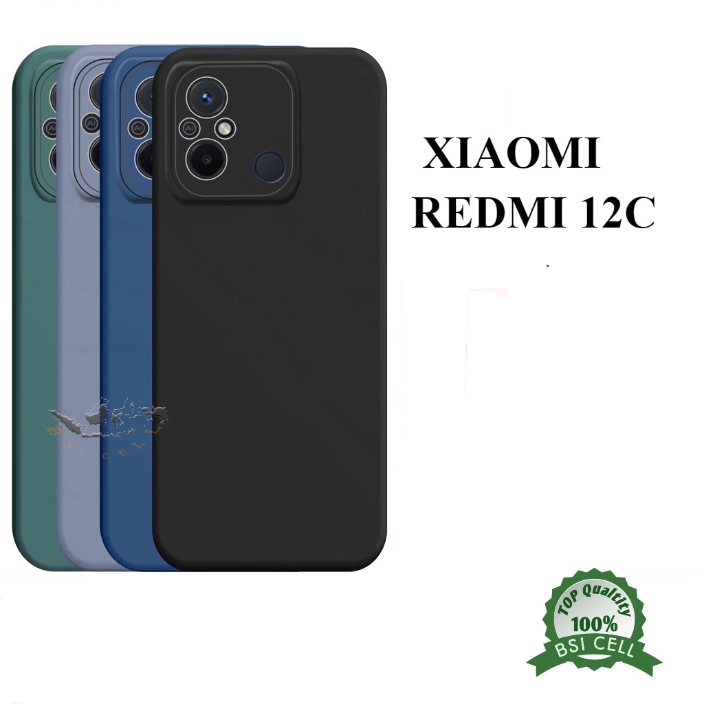 Xiaomi REDMI 12C SILICON PRO CAMERA FULL COVER KESING-ANTI CRACK ...