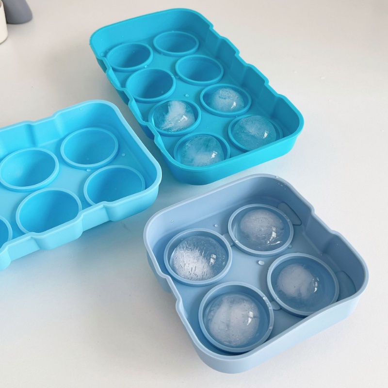 Simple Style Homemade Ice Cube Box Food Grade Silica Gel Ice Making ...
