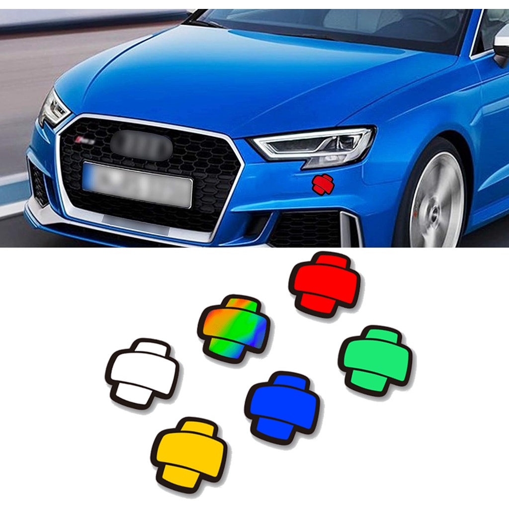 1pcs Scratch Cover Reflective Stickers for Car Bumper Fender Waterproof ...