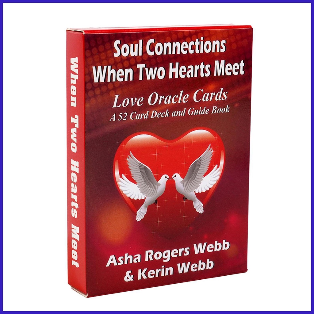 Connections When Two Hearts Meet Love Oracle Cards 52PCS Fortune ...
