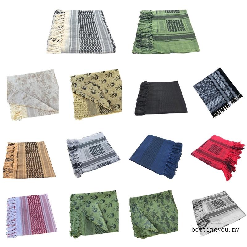 bettingyou ʚ ɞ Arab Keffiyeh Scarf For Men Military Shemagh Tactical ...