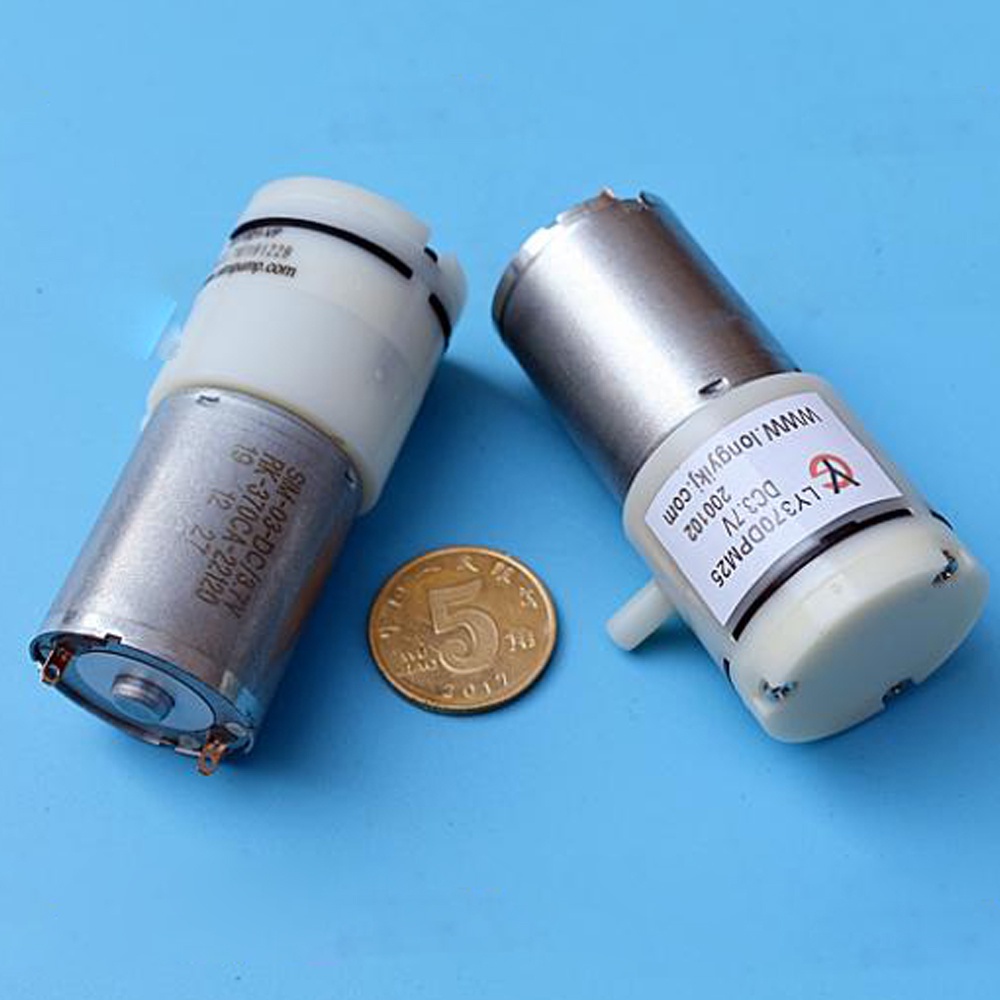 Micro 3.7V 370 Motor Vacuum Pump Diaphragm Pump DC 3V-5V Breast Pump Small Negative Pressure ...