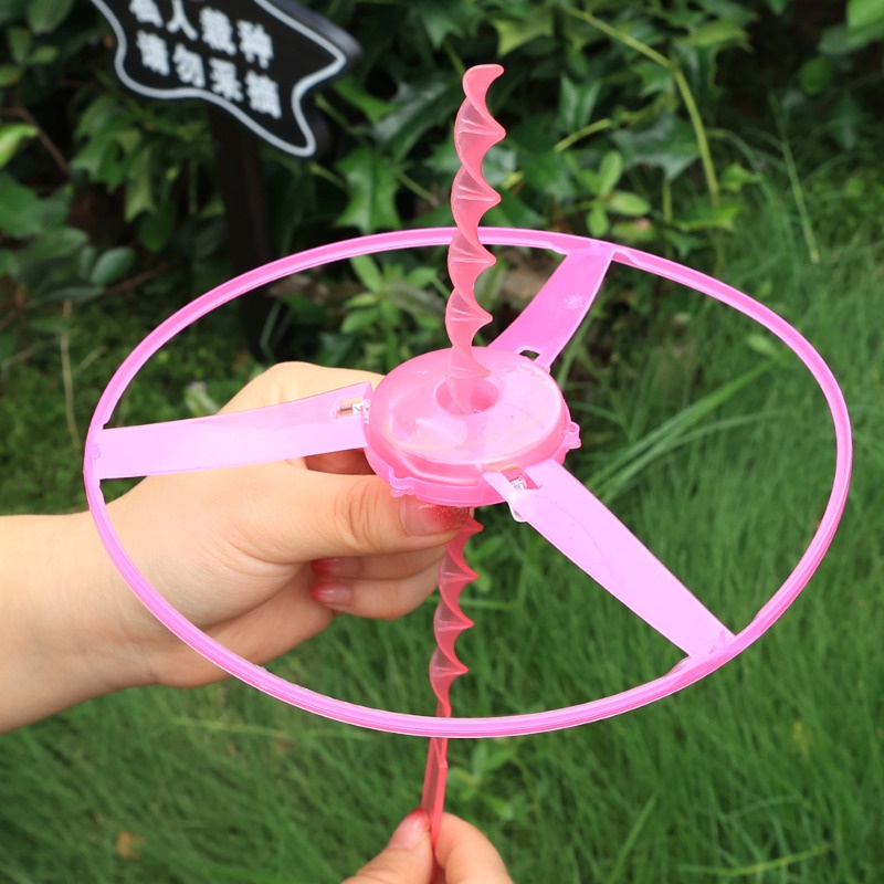 Creative Glowing Hand Pushed Spinning Dragonfly Frisbee / Night ...