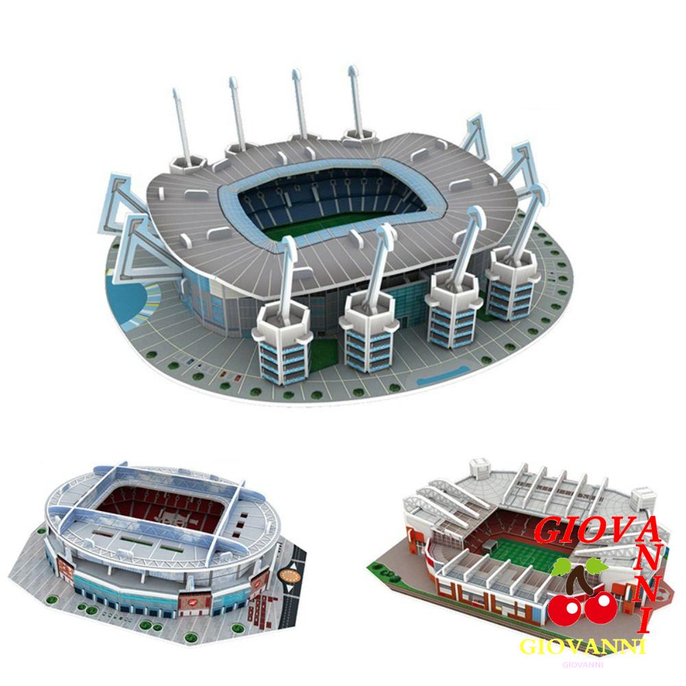 GIOVANNI Miniature Football Stadiums, Model Assemble 3D Soccer Stadium ...