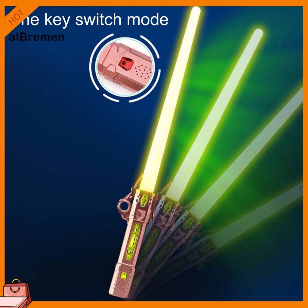 (New) Safe Glowing Lightsaber Child Toy Two in One Lightsaber Toy ...